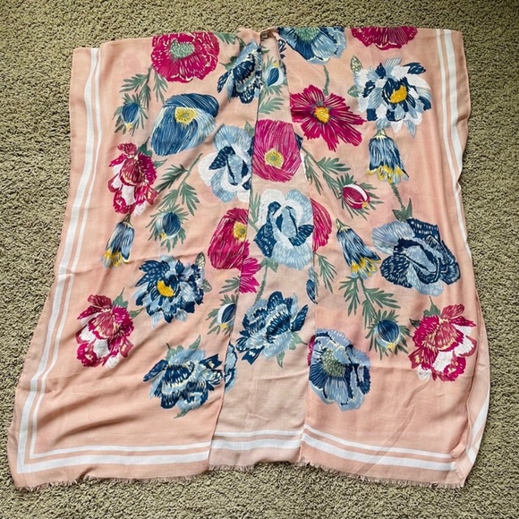 Woven Heart | Tops | Last Call Floral Kimono Shawl Draped Wrap Swim ...